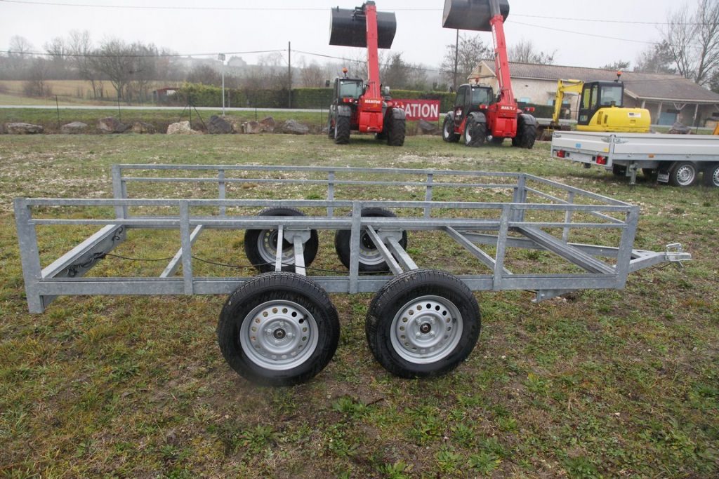 Remorque double essieux 3m - Remorques Aquitaine