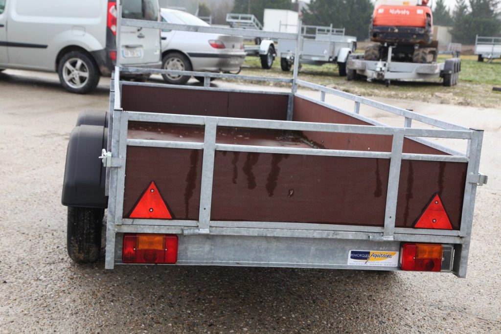 Remorque double essieux 3m - Remorques Aquitaine